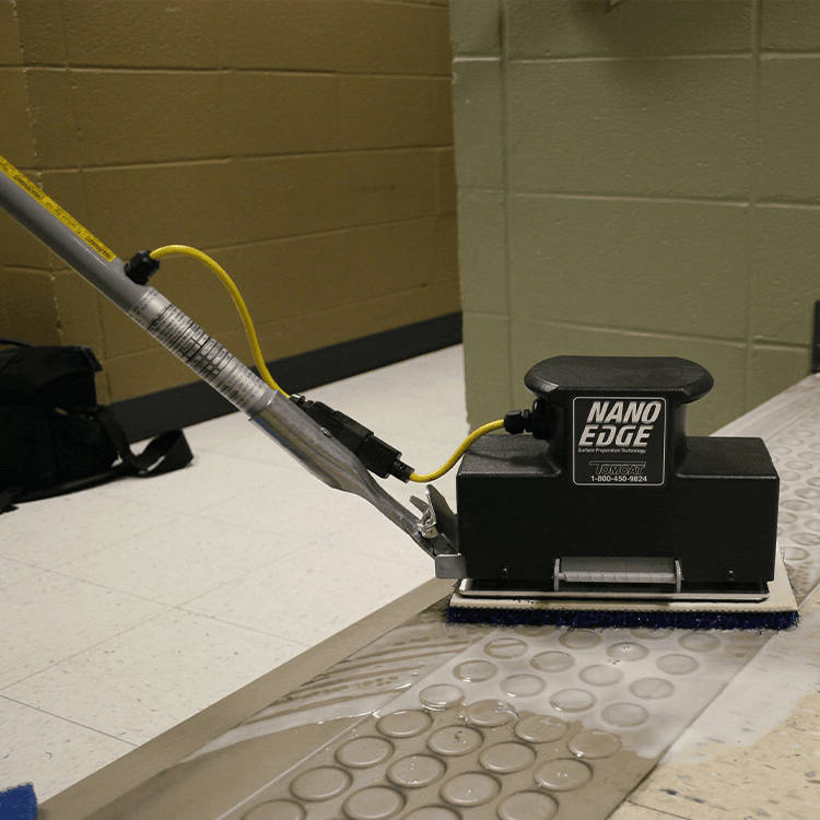 Tomcat Nano Floor Scrubber | Baseboards, Bathrooms, Stairs