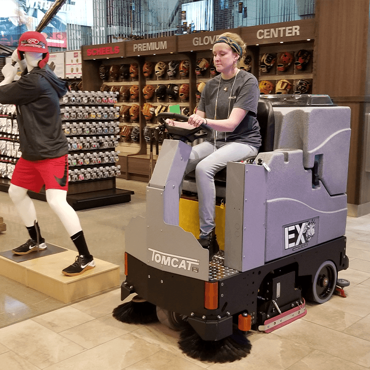 Tomcat EX - Rechargeable Battery Ride-On Scrubber