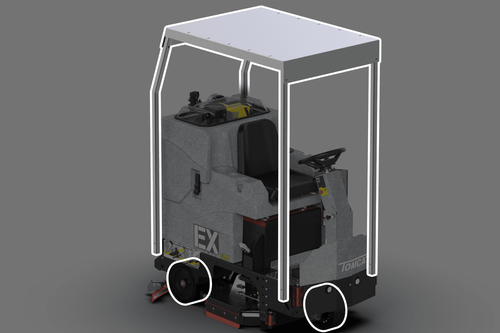 Tomcat CRZ - High Performance Ride On Scrubber